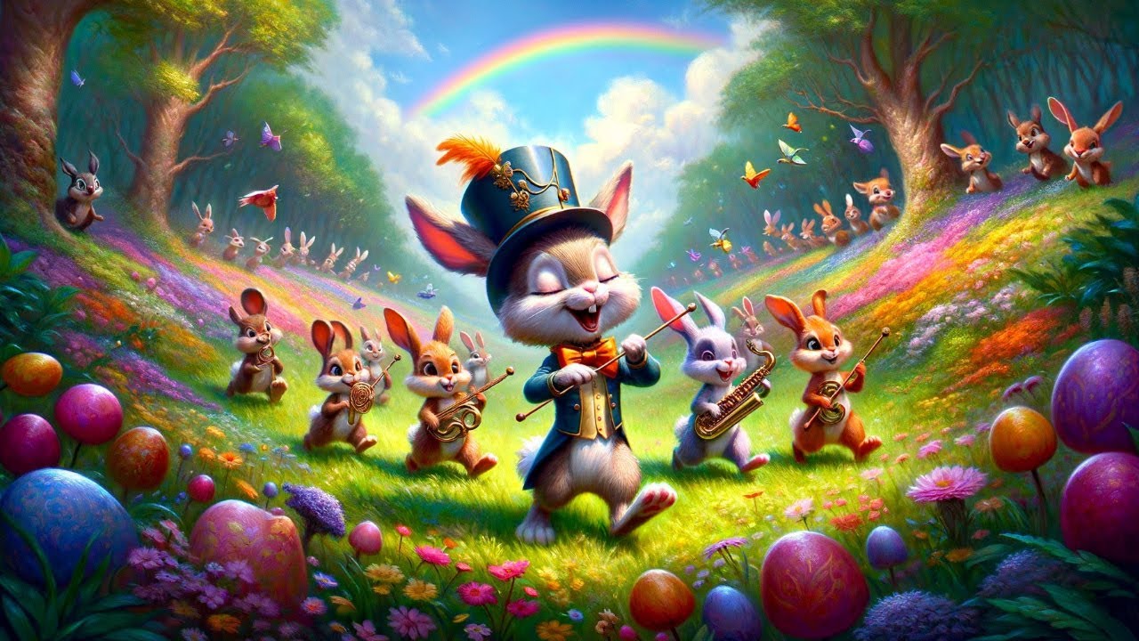 Easter Bunnies in the Forest - Relaxing Jazz Background Music Playlist ...
