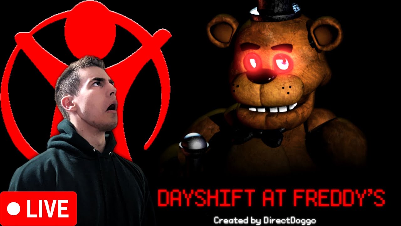 ALL OF DAYSHIFT AT FREDDY'S FOR THE FIRST TIME...FOR CHARITY! PART 1 ...