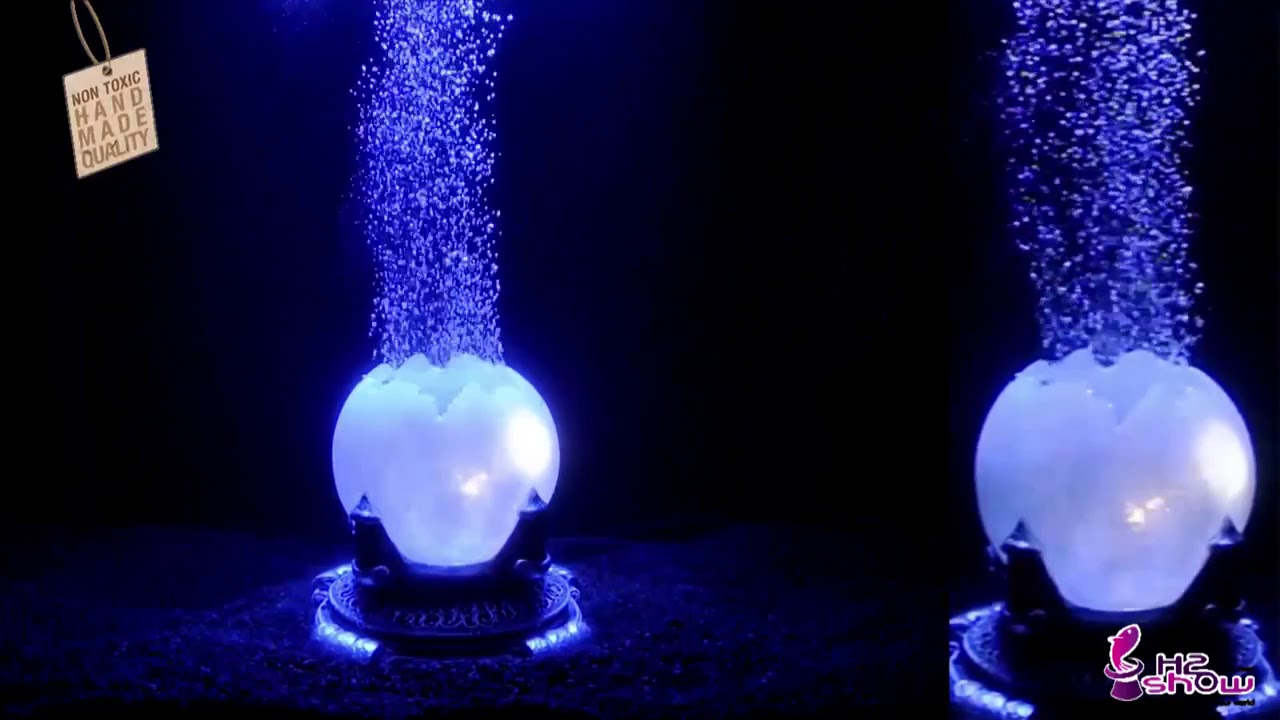 Hydor H2shOw dekoráció Wonder Kits varázs gömb + levegőztető + fehér ...