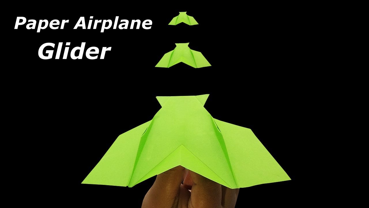How To Make a Glider Paper Airplane - Best Paper Airplane Latest Design ...