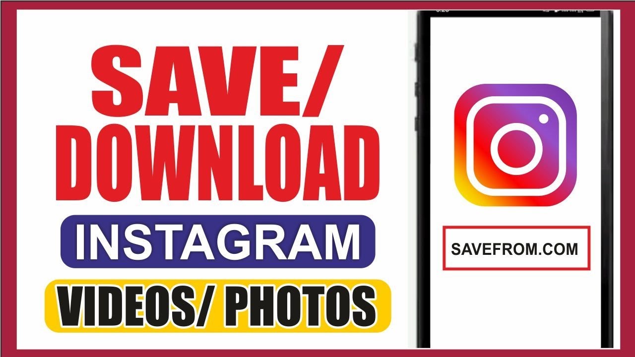 Save and download your Instagram videos or photos on Save from.net ...
