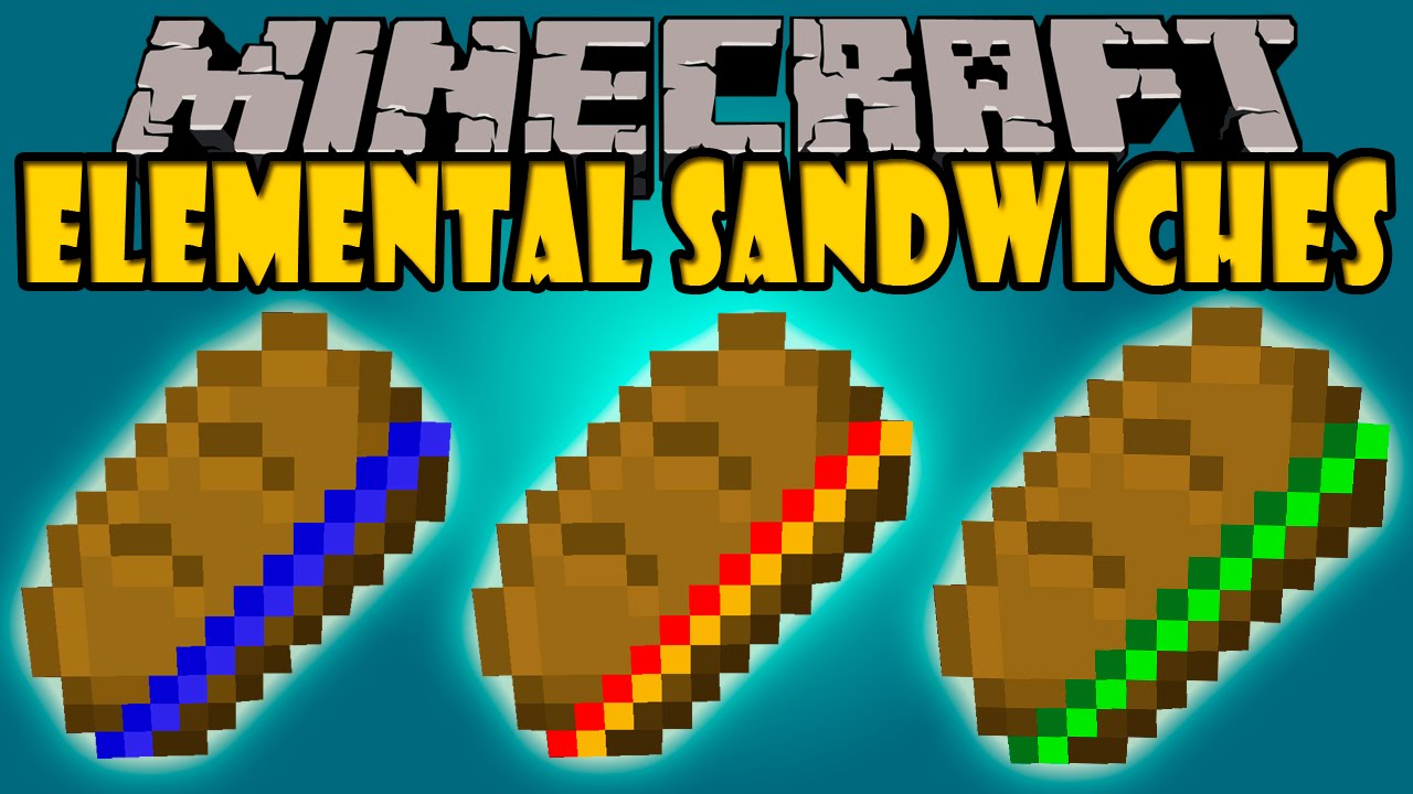 ELEMENTAL SANDWICHES MOD - Salta hasta el Cielo! - Minecraft mod 1.6.4 ...