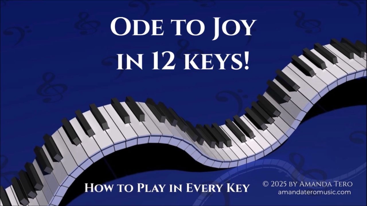 How to Play Ode to Joy in Every Key #pianotutorial #pianolessons - YouTube
