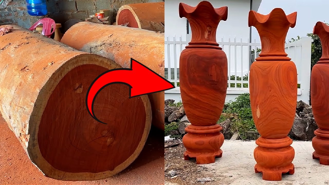 Woodturning: How to Make a Wooden Sculpture on a Lathe - YouTube