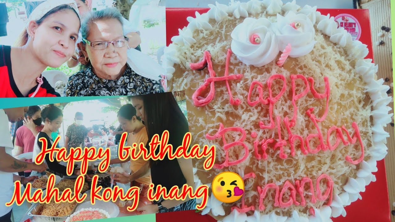 happy birthday inang😘 simple bday celebration @ngezvlog - YouTube