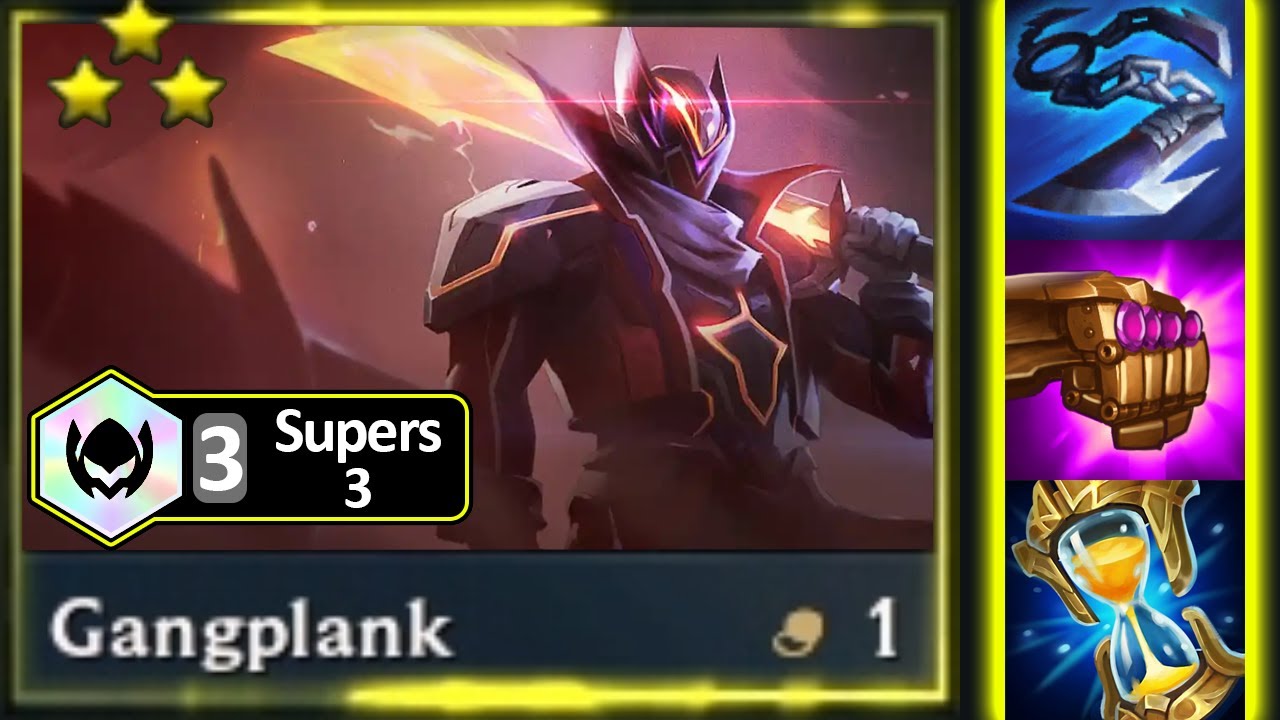 How strong is 3 Star Gangplank with Carry augment | TFT Set 8.5 - YouTube