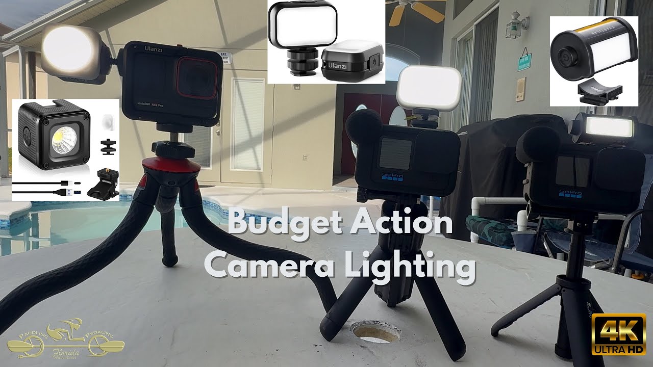 Budget Action Camera Lighting - YouTube