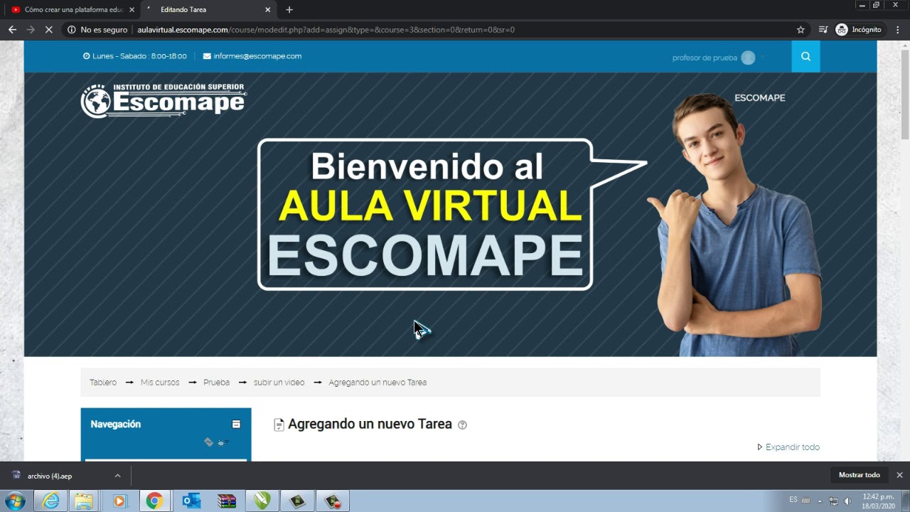 INTRODUCCIÒN BASICA PLATAFORMA VIRTUAL - YouTube