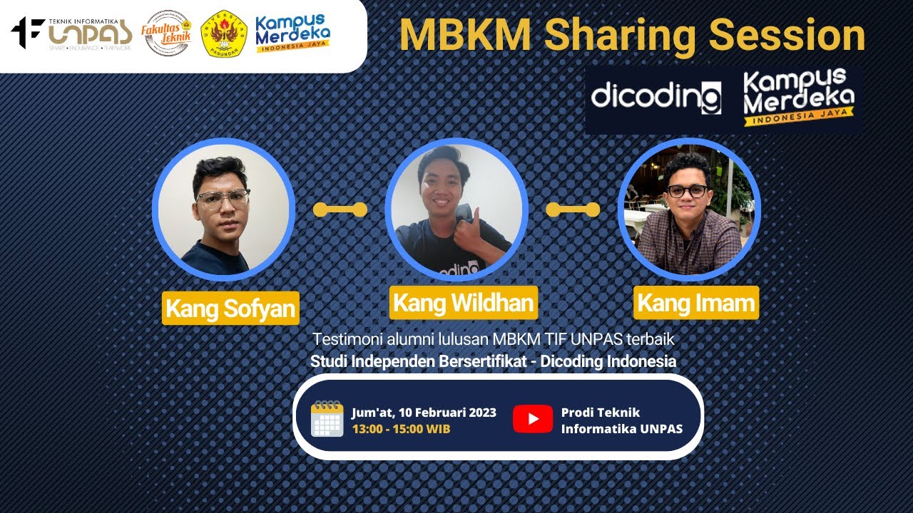 MBKM Sharing Session - SIB Dicoding 2022 - YouTube