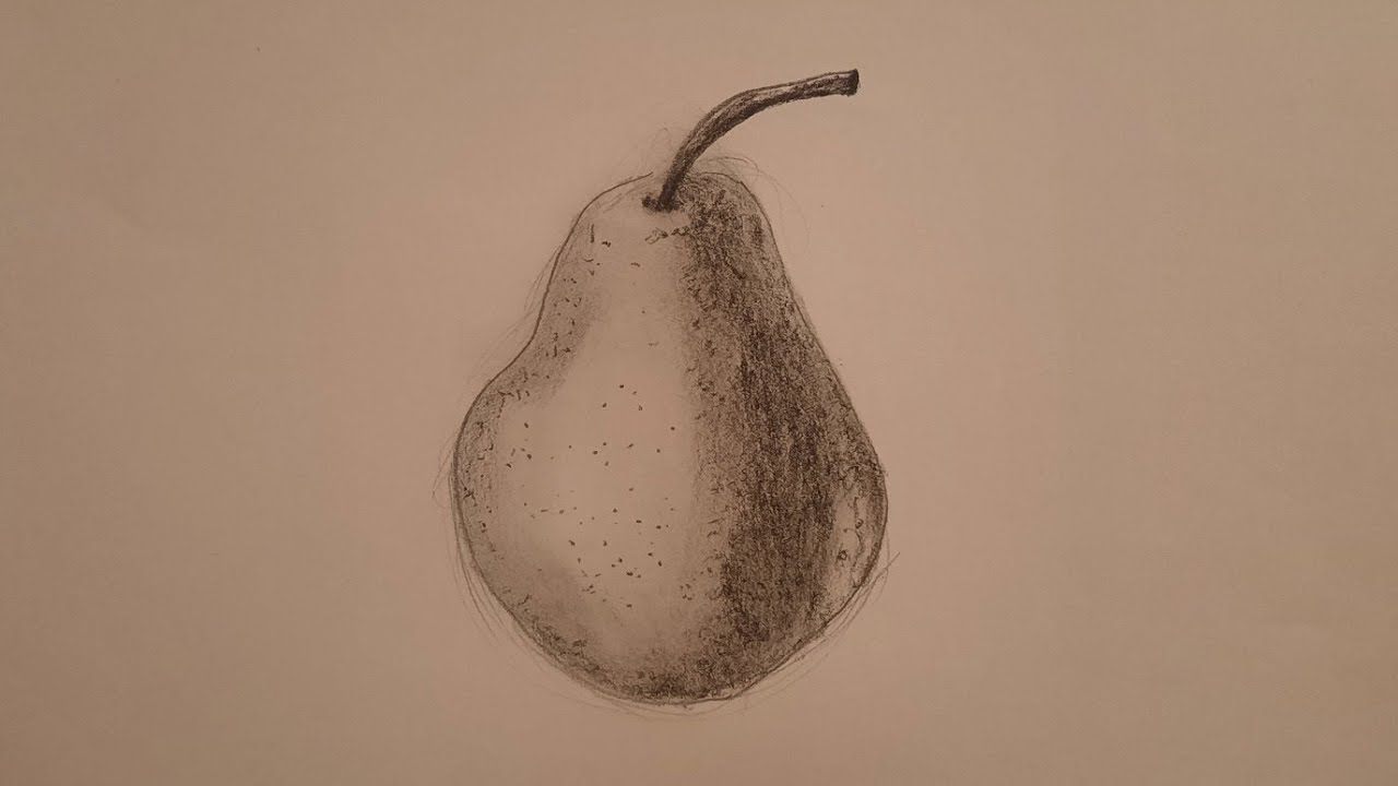 How drawing pear | drawing step by step | easy draw #drawingtutorial # ...