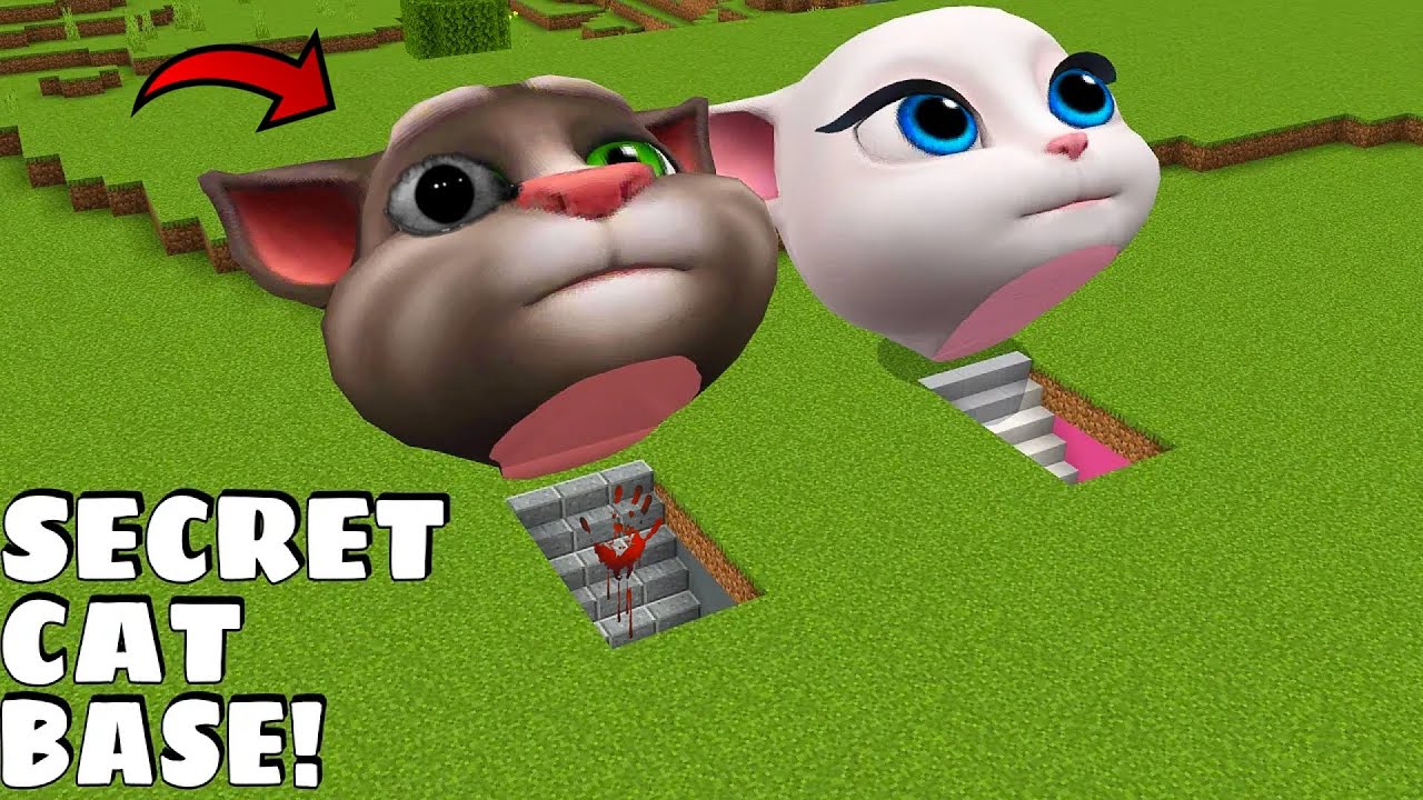 Secret cat base😱Horror NextBot Maze in Minecraft | Minecraft Horror ...