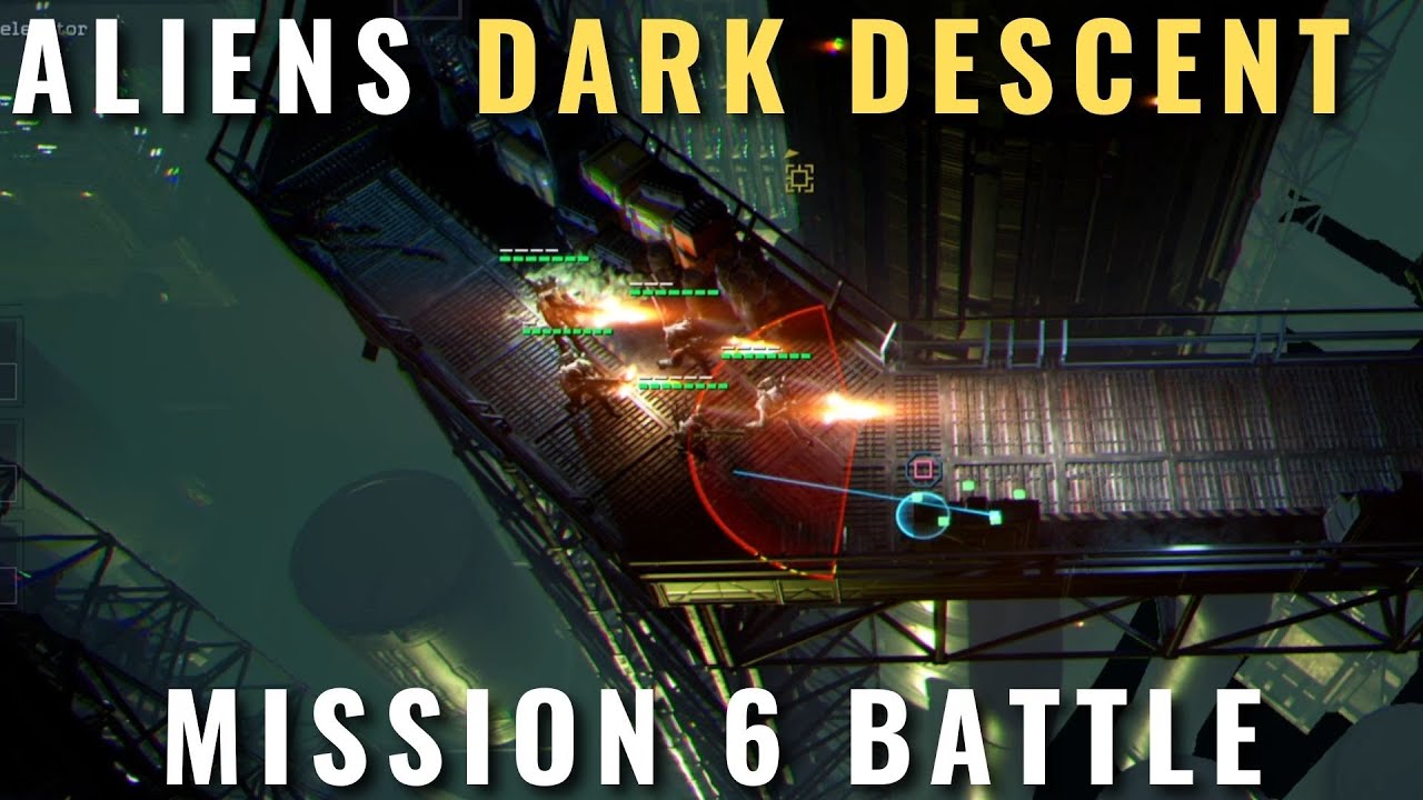 Aliens Dark Descent - Atmospheric Processor's Generator battle in ...