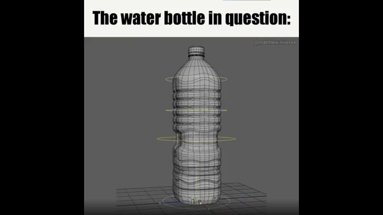 The water bottle in question: - YouTube