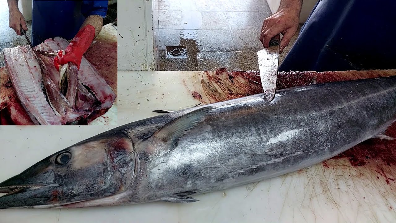 How To Fillet Big King Fish 🐡 Amazing Skills Fillet 🐟 Super Fast Fish ...