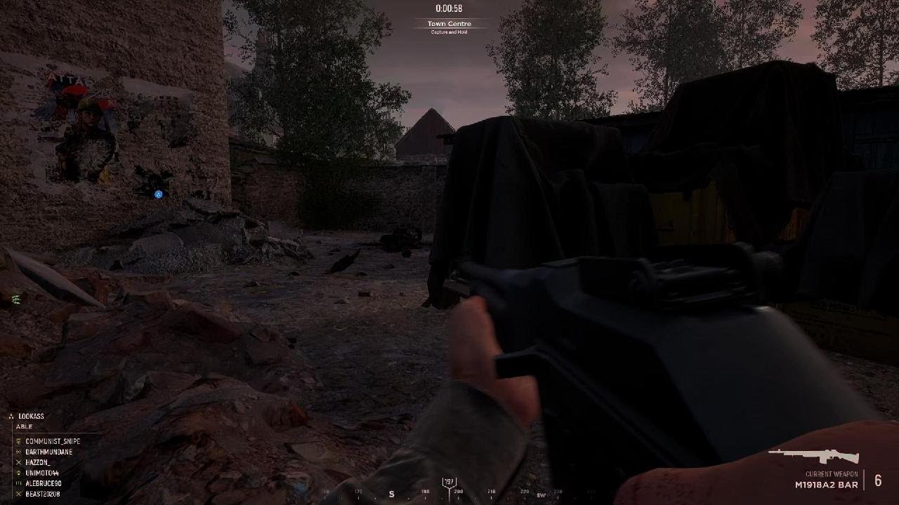 Hell Let Loose Carentan (Dusk) Control Skirmish - Town Centre - YouTube