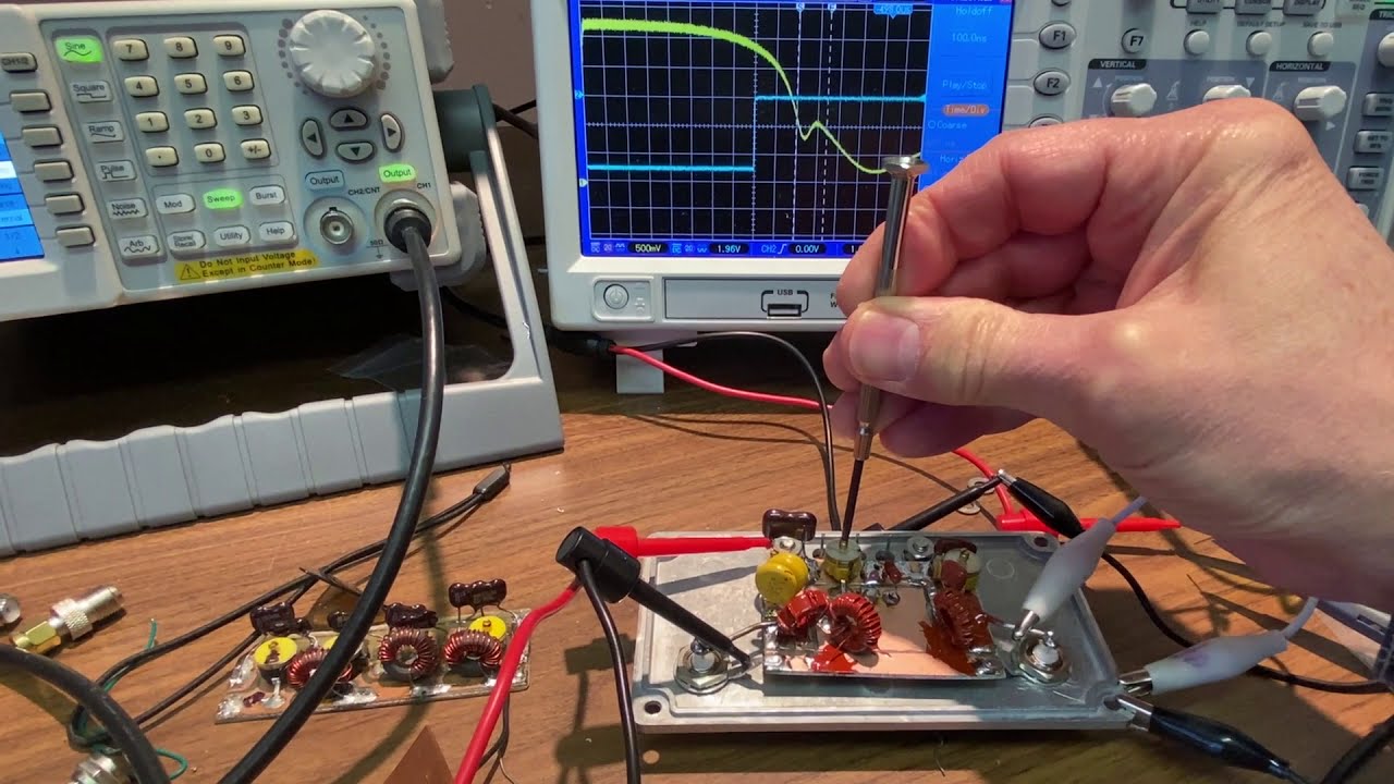 Stopband filter design construction and testing - YouTube