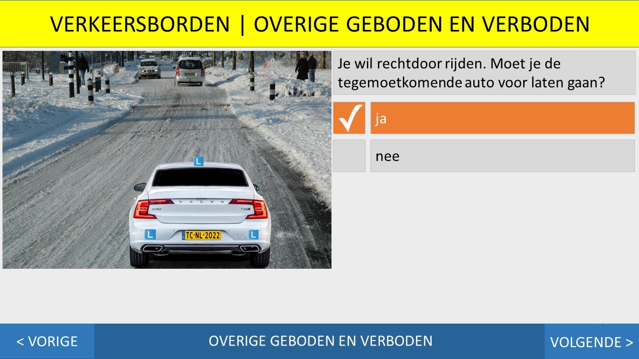 Overige geboden en verboden - Verkeersborden - Autotheorie ...