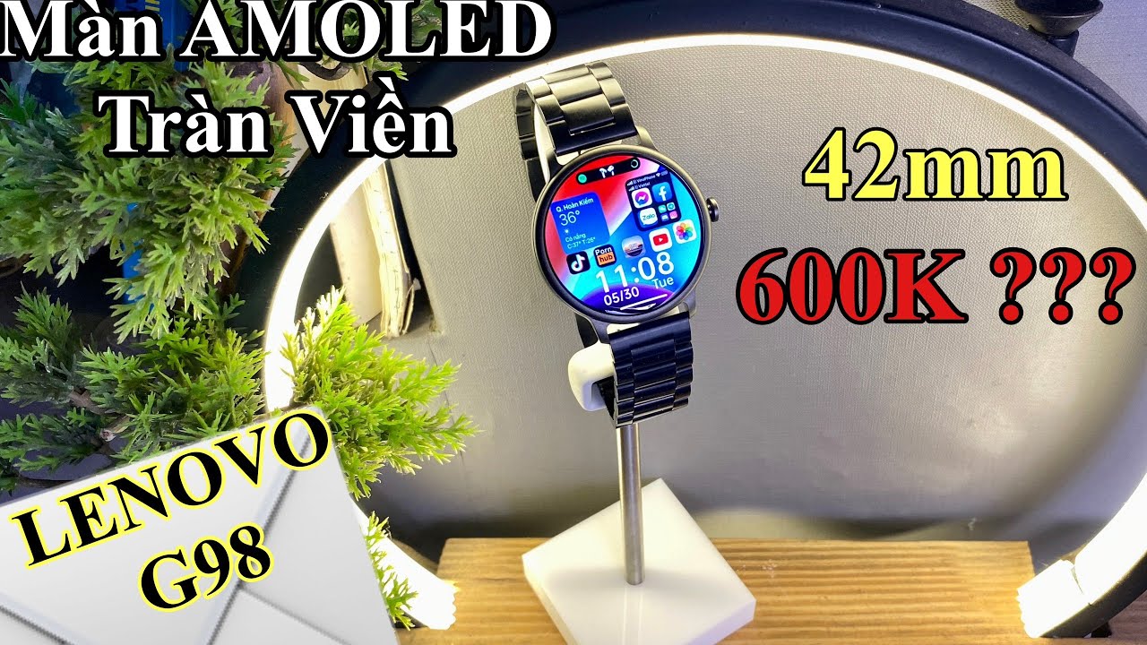 Lenovo G98 Hafu G98, Smartwatch 600K có màn Amoled cực ngon size 42mm 1 ...