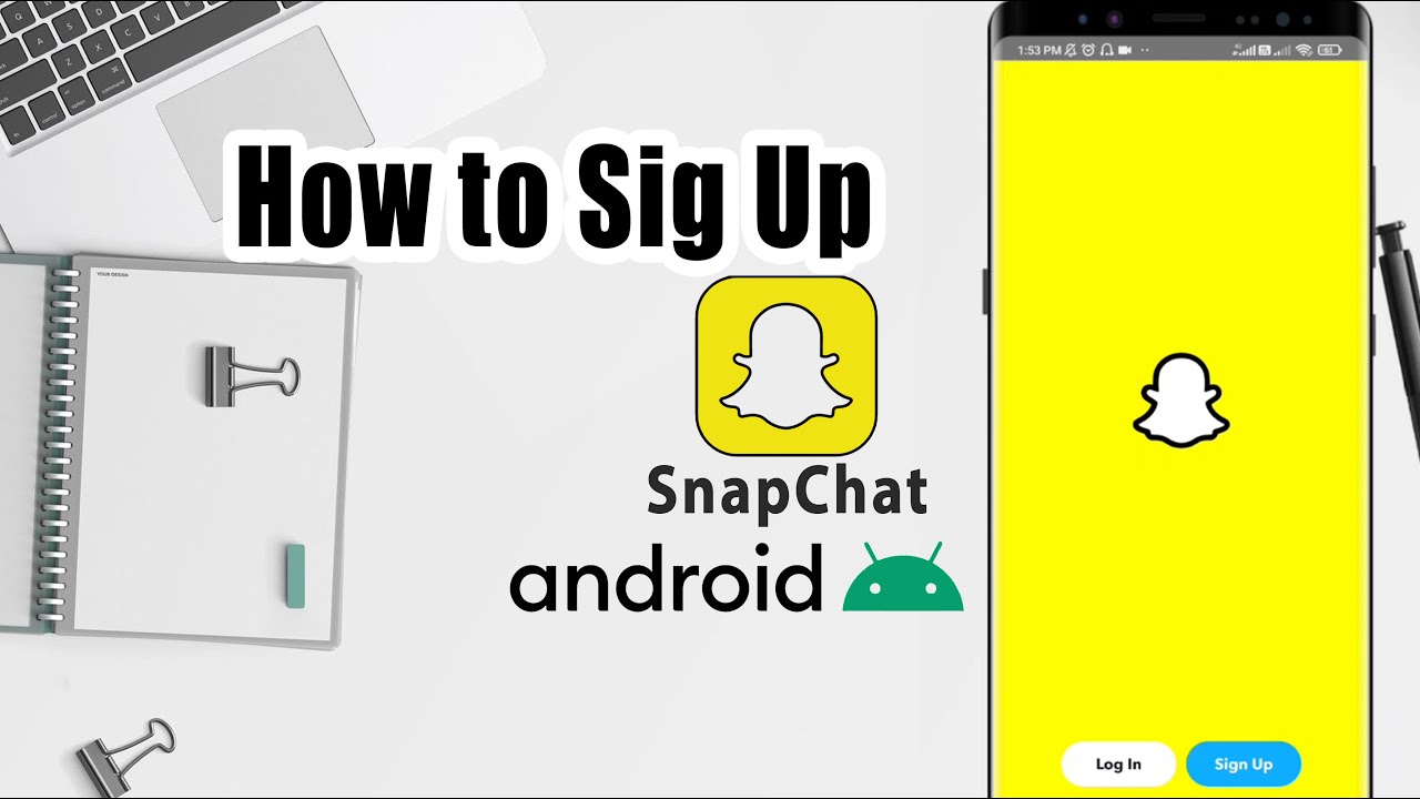 How to Sign Up For Snapchat on Android | Create Snapchat Account - YouTube
