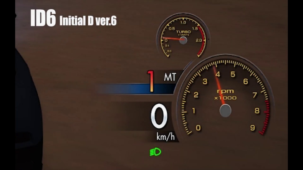 Initial D Tachometer Turbo Gauge Test - YouTube