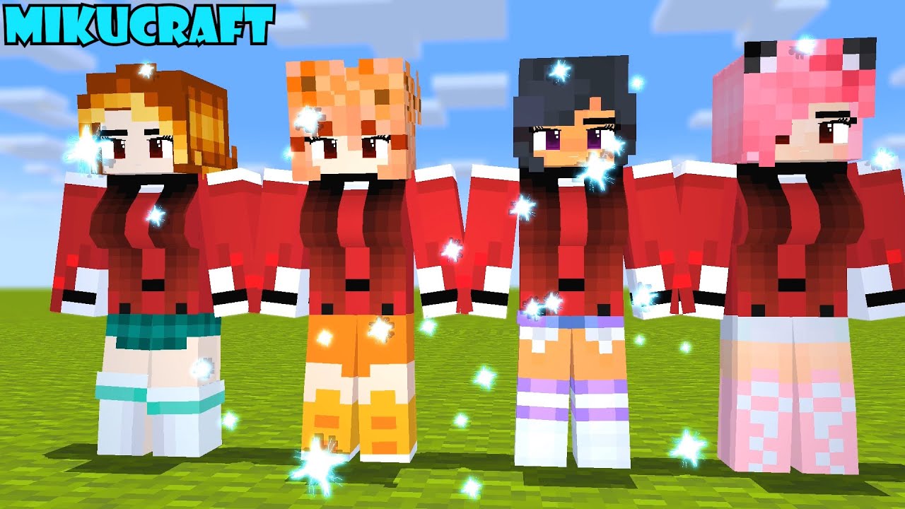 walker dance vampire aphmau friends kc, kim and mia - minecraft ...