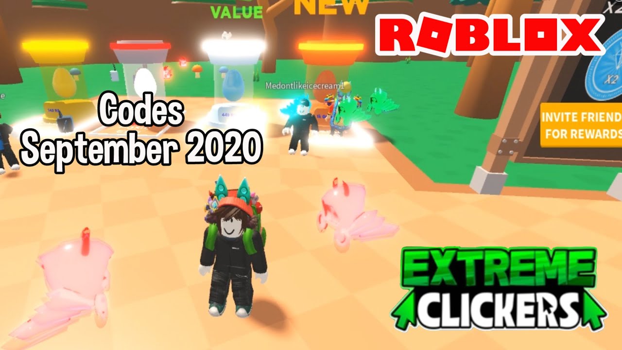 Roblox 💎MULTIPLIER💎 Extreme Clickers Codes September 2020 - YouTube