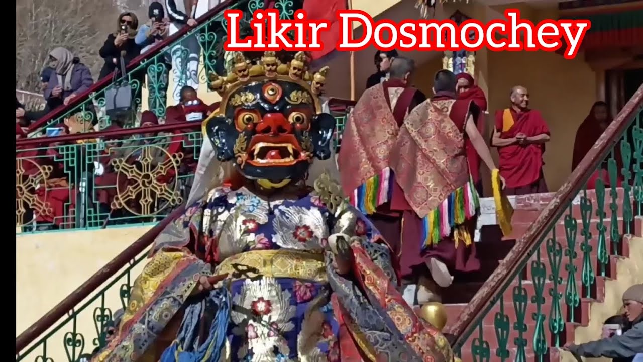 Likir Dosmochey 2024 Part 3|| Cham Dance||Tibetan Buddhism|| Lama Dance ...