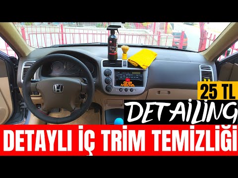 Detaylı İç Trim Temizliği | Mükemmel Sonuç | En Ucuz İki Ürün(25 TL) Torpido Sıfır Çıktı | Detailing