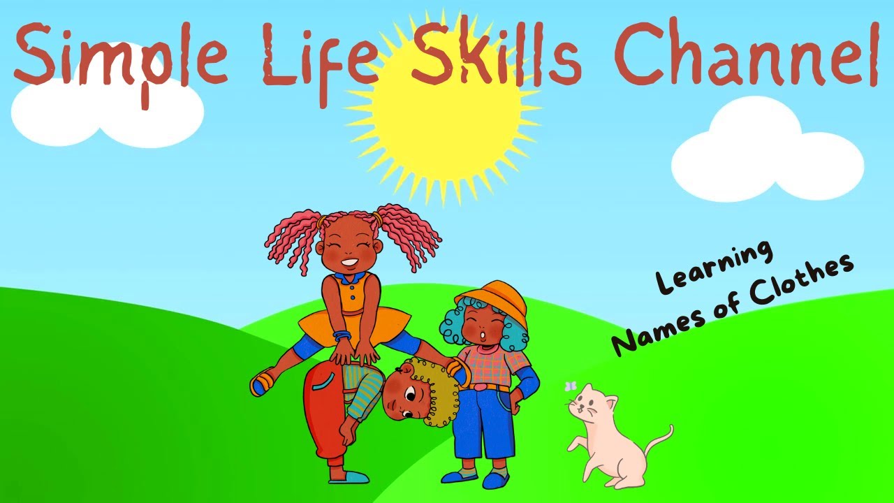 Simple Life Skills: Learning Names of Clothes - YouTube