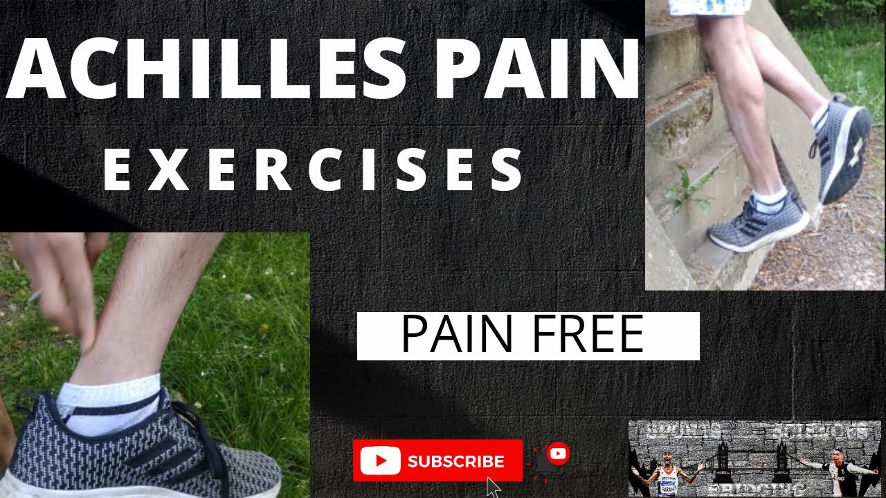 Achilles tendon pain - Alfredson Protocol - YouTube