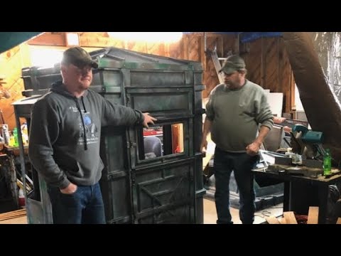 Hughes Blind Modifications and Hunting Blind Tips - YouTube