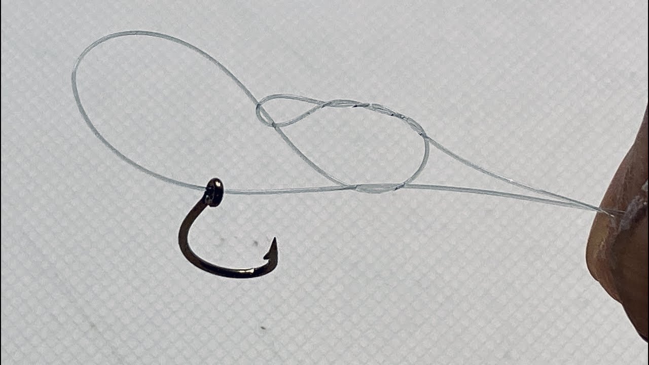 How to tie Orvis knot - Fishing Knots - Cách buộc lưỡi câu - YouTube