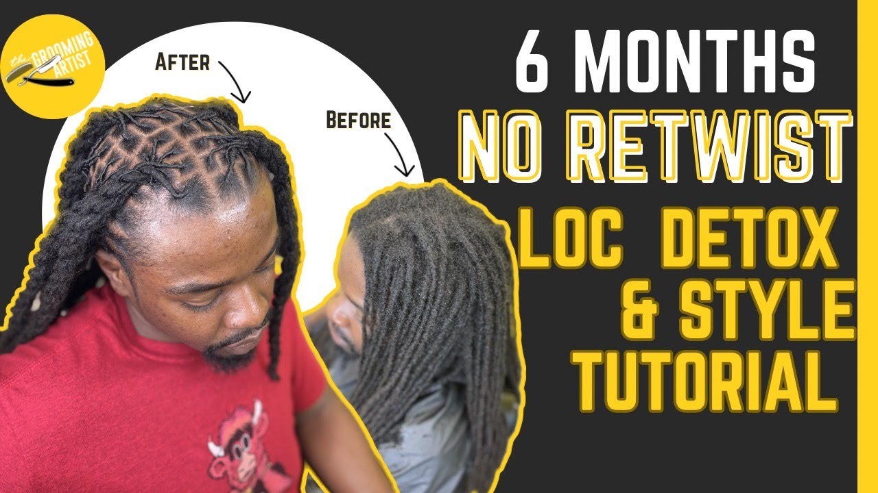 LOC DETOX| 6 MONTHS NO RETWIST | JUMBO ROPES | TIKTOK: THE GROOMING ...