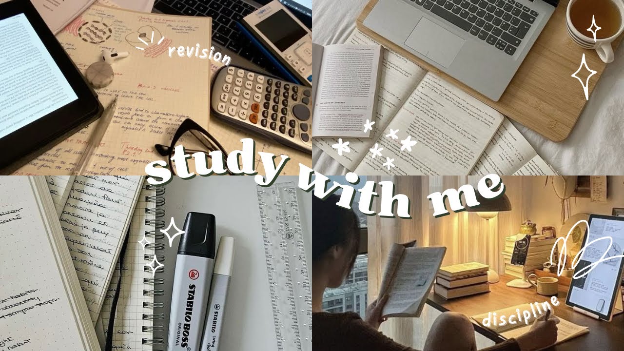 ☁️ 1 HOUR STUDY WITH ME | Boost your productivity while prepping for ...