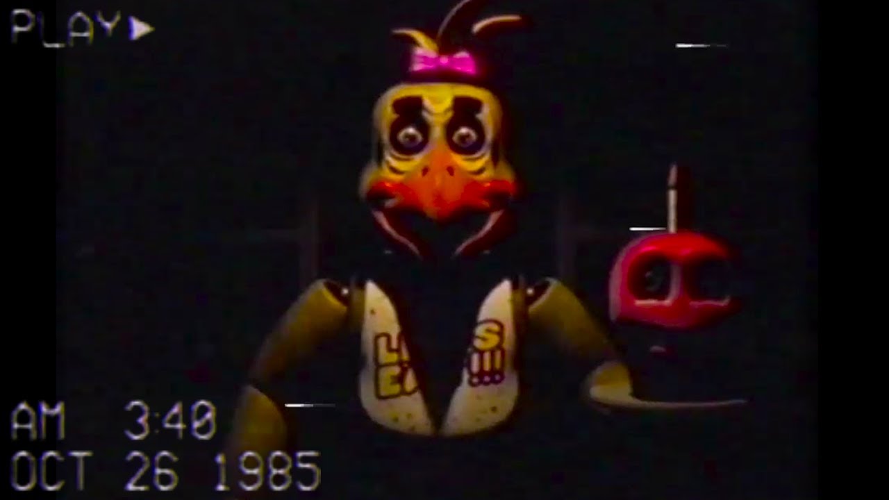 REACTING TO 3 CHICA FNAF VHS TAPES *SHE IS TERRIFYING* - YouTube