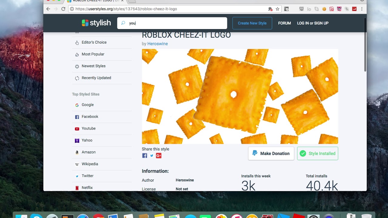 HOW TO MAKE THE ROBLOX LOGO A CHEESE IT! (WORKING!) - YouTube