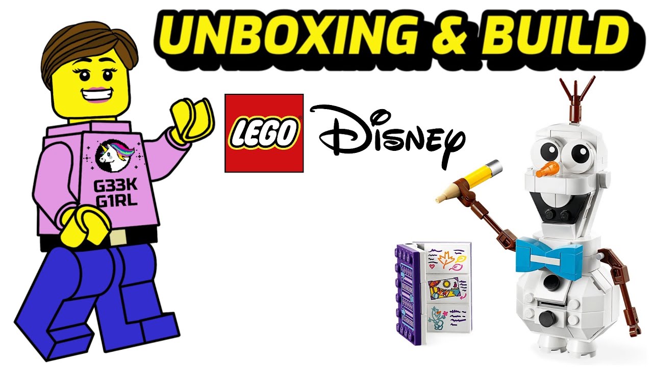 Disney Lego Frozen II Olaf Unboxing and Build 41169 - YouTube