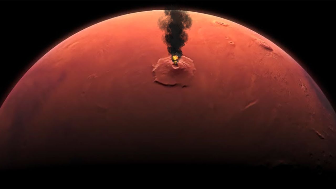 What if Olympus Mons exploded on Earth? Biggest volcano on planet Mars ...