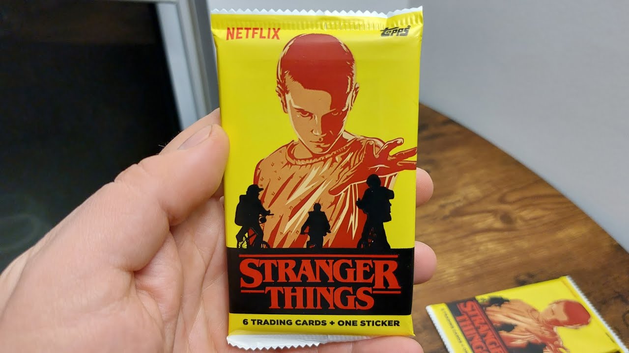 Stranger Things Pack Opening - Netflix cards! - YouTube