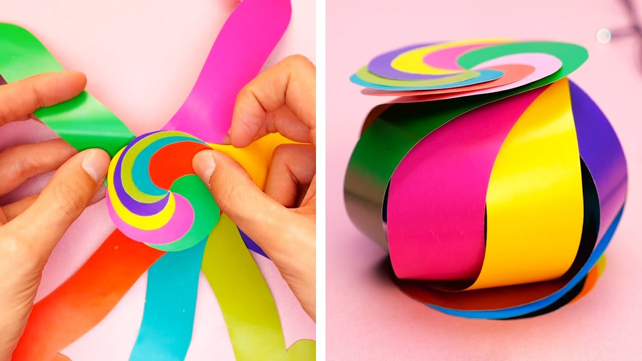 簡単でカラフルなクラフト || 32種類の楽しくてクリエイティブなアイデア - YouTube