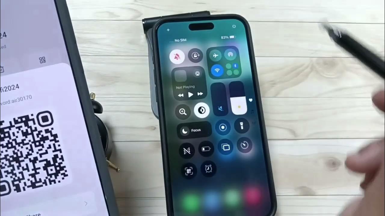 How to scan WiFi QR Code on iPhone 16/16 Pro Max - YouTube