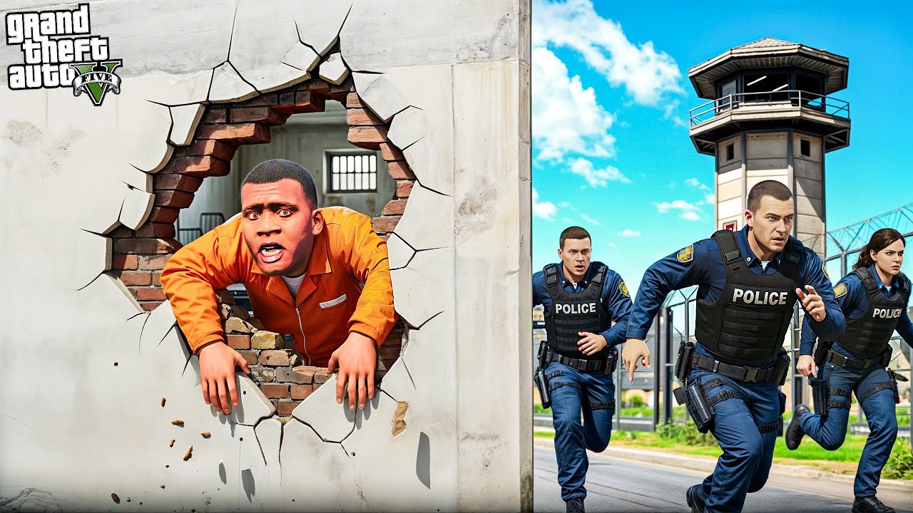 GTA 5: Franklin & Shinchan Found Secret Roblox Prison Exit In Gta 5 ...