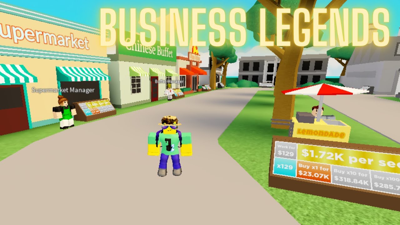 Roblox BUSINESS Legends! 💰 - YouTube