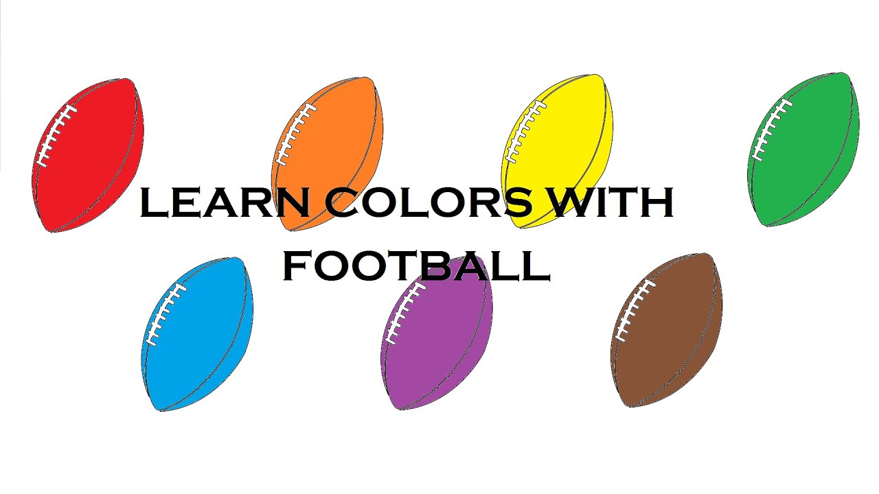 Learn easily Colors with Football - YouTube