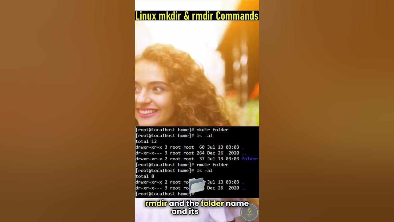 Linux mkdir & rmdir Commands | #Linux #Unix #shorts - YouTube