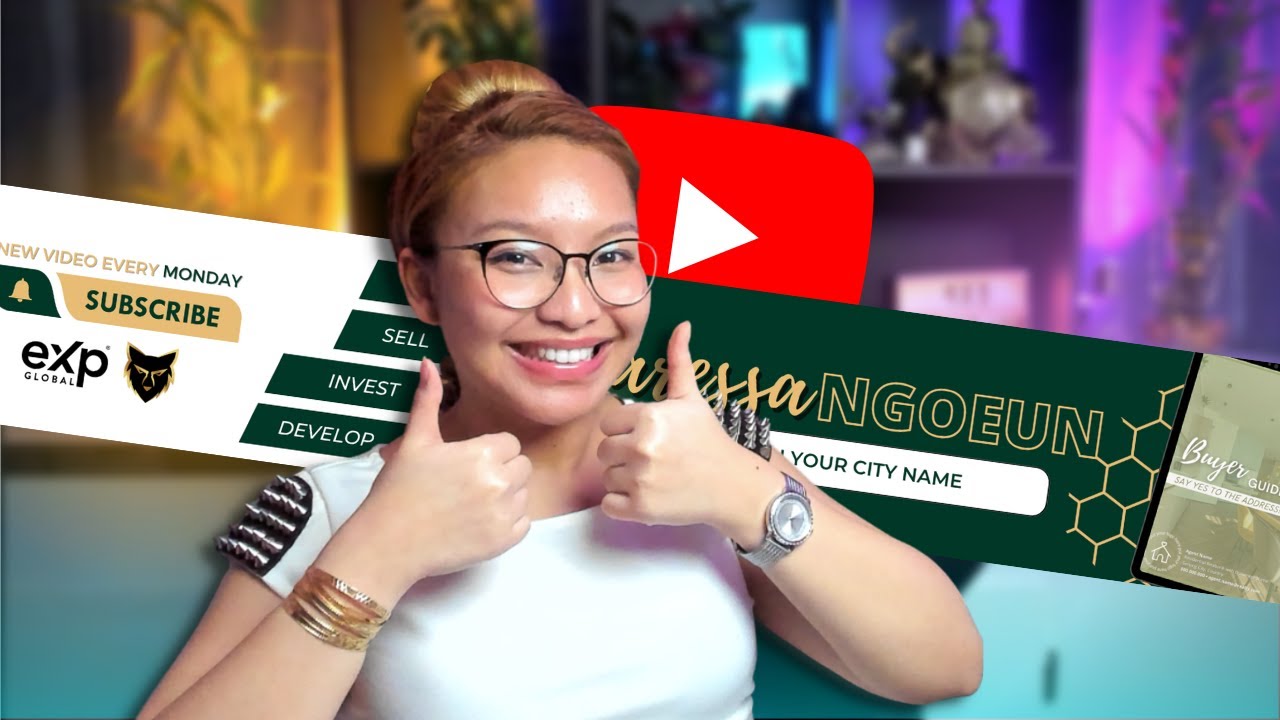 How to Design a Real Estate YouTube Banner with Canva | Canva for Real ...
