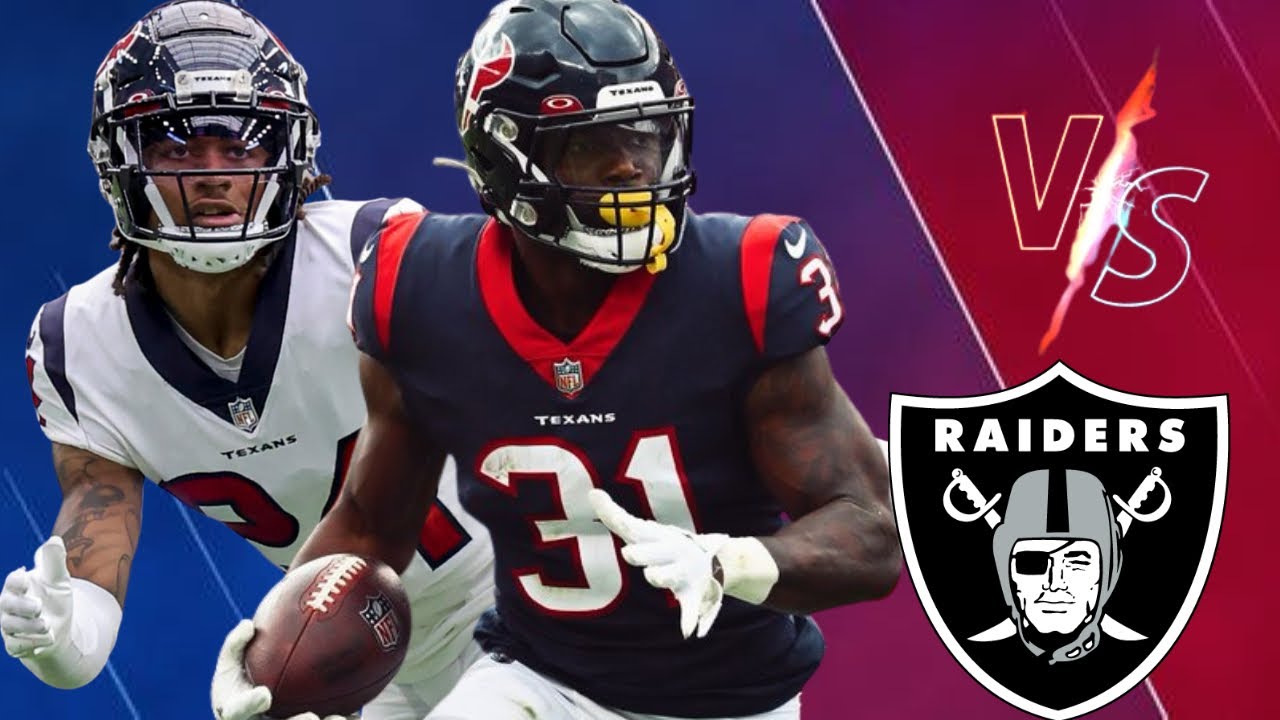 Houston Texans Keys To Victory VS Raiders! - YouTube