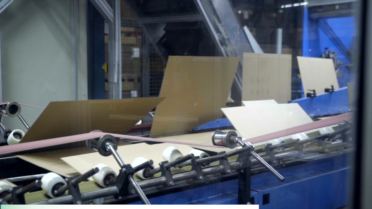 Inliner – Verarbeitung von Wellpappe zu Verpackungen - YouTube