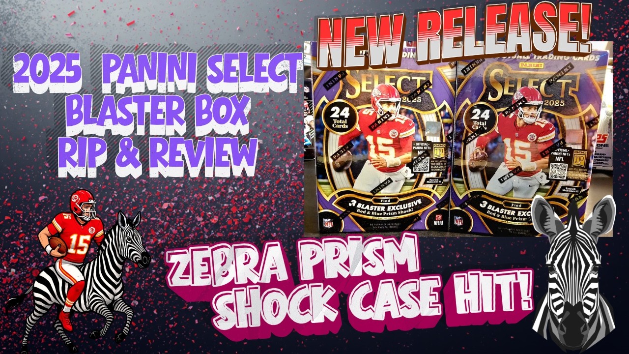 🚨ZEBRA PRIZM SHOCK CASE HIT🚨 NEW RELEASE- 2025 PANINI SELECT FOOTBALL ...