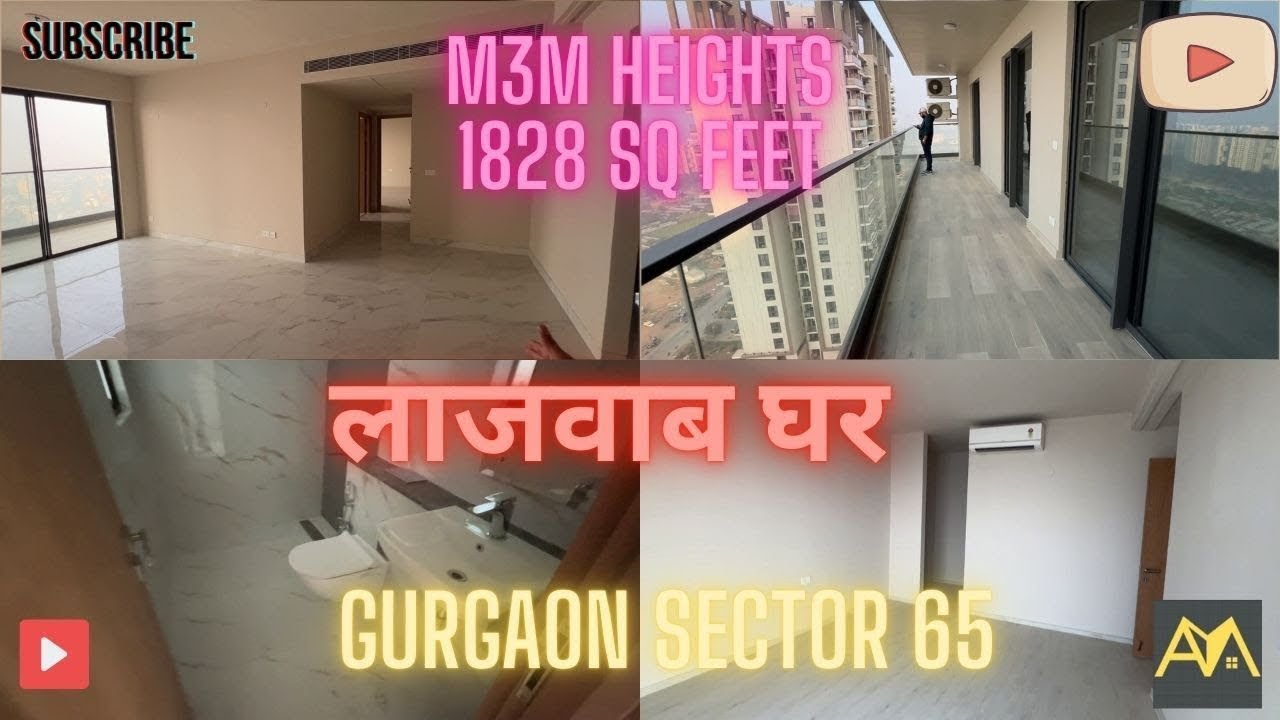 Luxurious 3BHK at M3M Heights | 1828 Sq. Ft. | Sector 65, Gurgaon ...